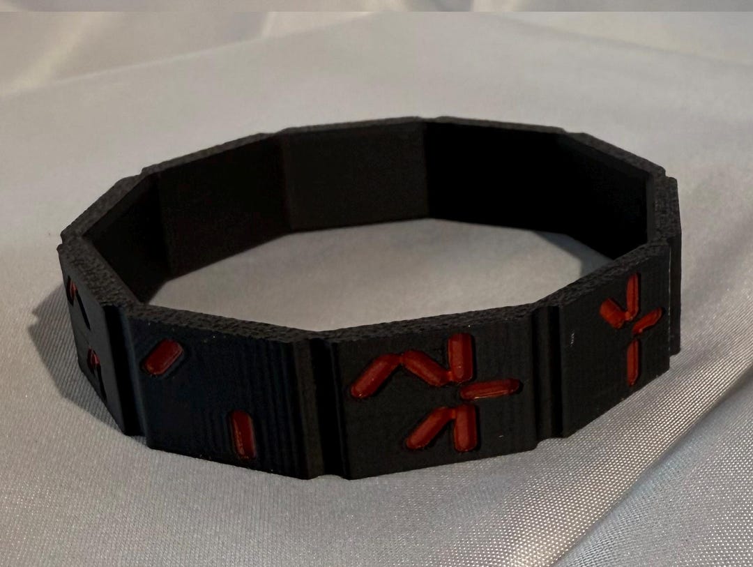 3D Printed Sci Fi Horror Predator Inspired Bangle/bracelet Jewellery - Etsy