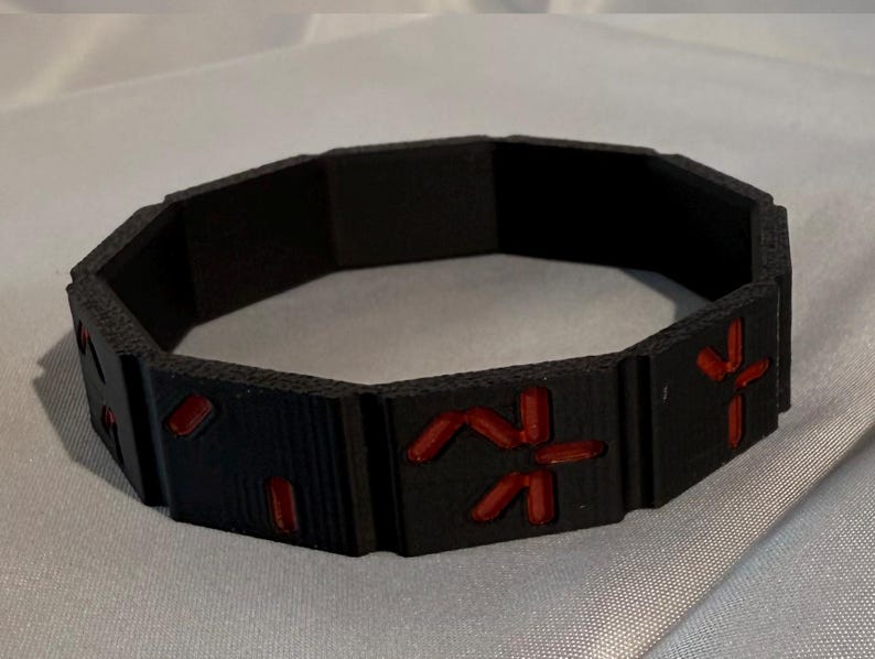 3D Printed Sci Fi Horror Predator Inspired Bangle/bracelet Jewellery - Etsy