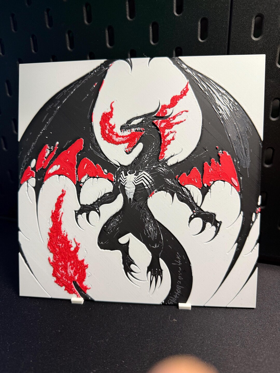 3D Printed Charizard Venom Inspired Artwork Picture - Etsy