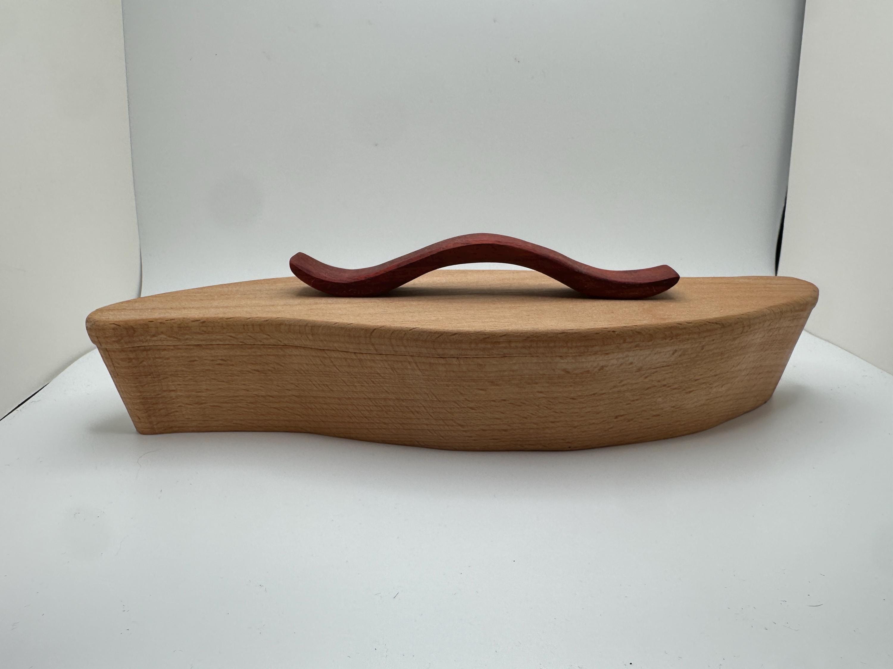 Leaf-shaped Box Handmade From Cherry Wood and a Customer Padauk Wood ...