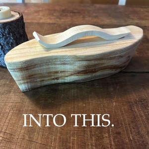 Leaf-shaped Box Made From a Firewood Log All Made by Hand. - Etsy