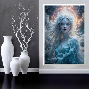 Air Elemental Goddess Art Print - Divine Elements Collection ...