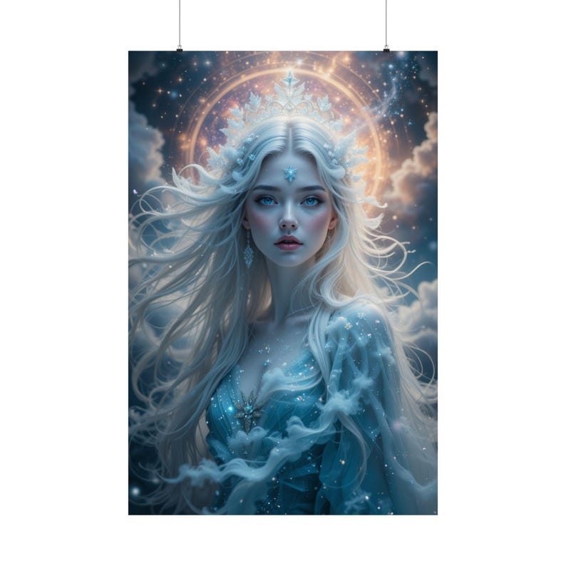 Air Elemental Goddess Art Print - Divine Elements Collection ...