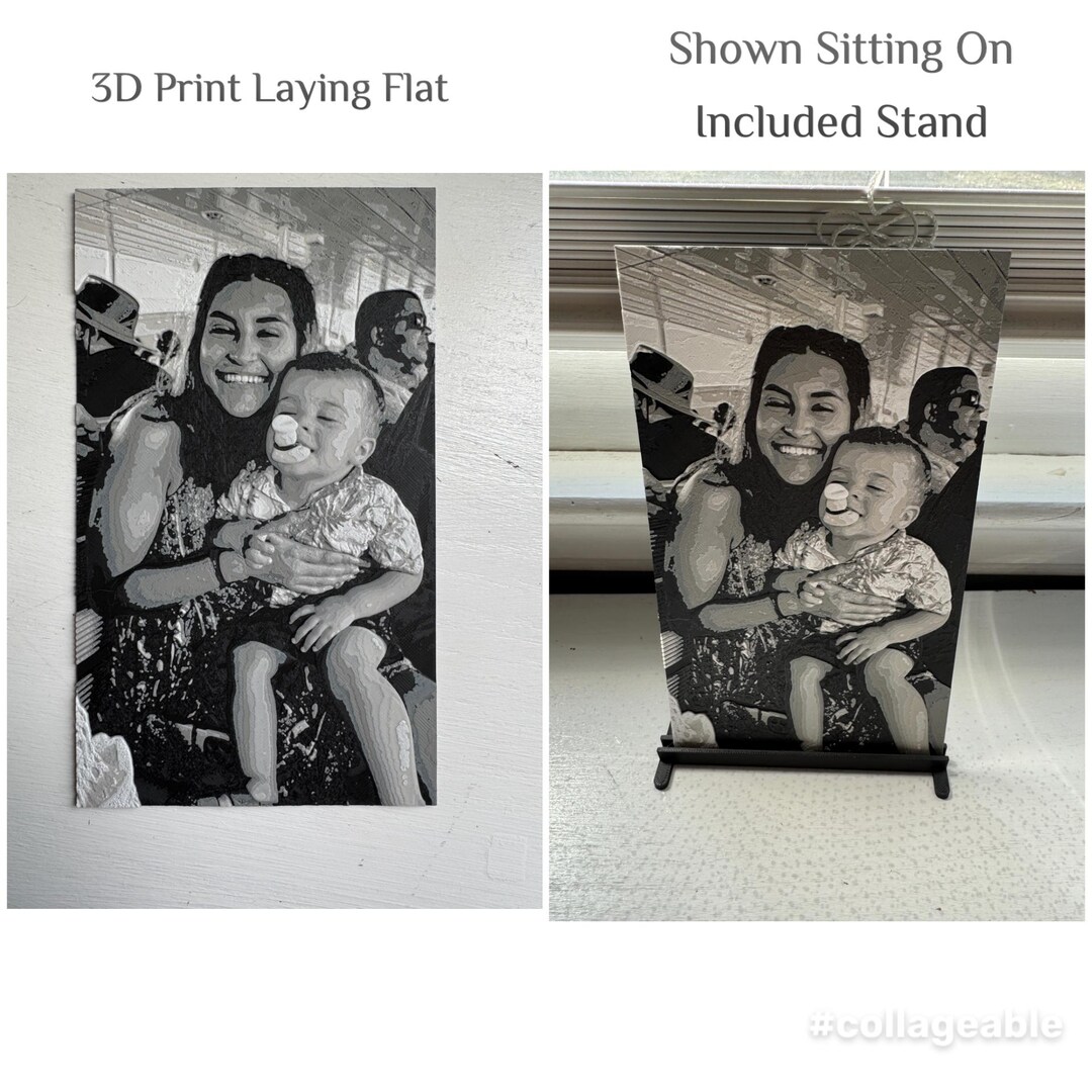 3D Custom Photo Print - Etsy