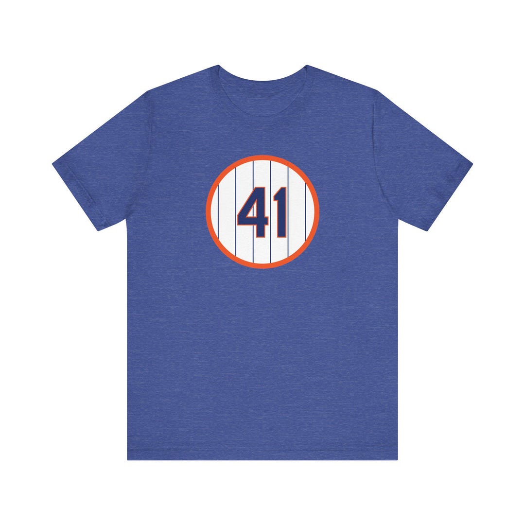 Tom Seaver New York Mets Retired Number 41 T-shirt - Etsy