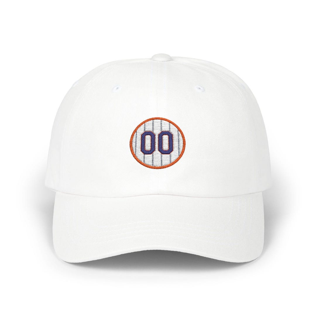 Custom New York Mets Retired Number Premium Dad Hat | New York Mets ...