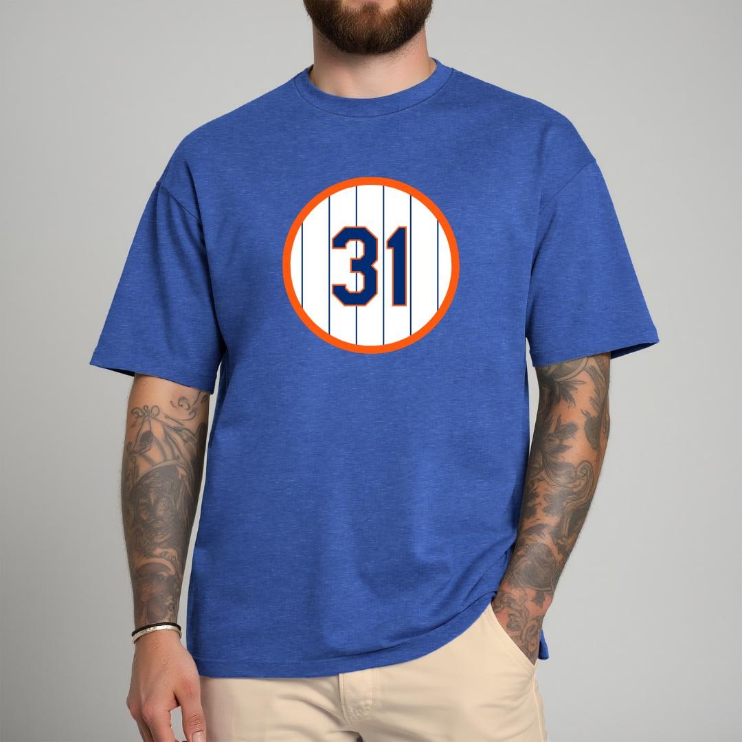 Mike Piazza New York Mets Retired Number 31 T-shirt - Etsy