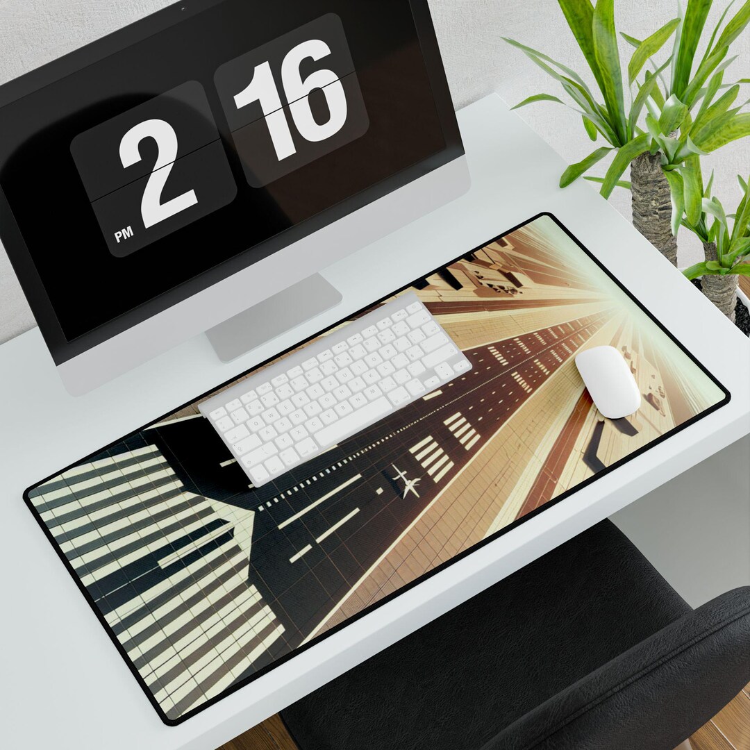 Runway Desk Mat - Perfect for Aviators, Office Decor, Gamer Setup ...