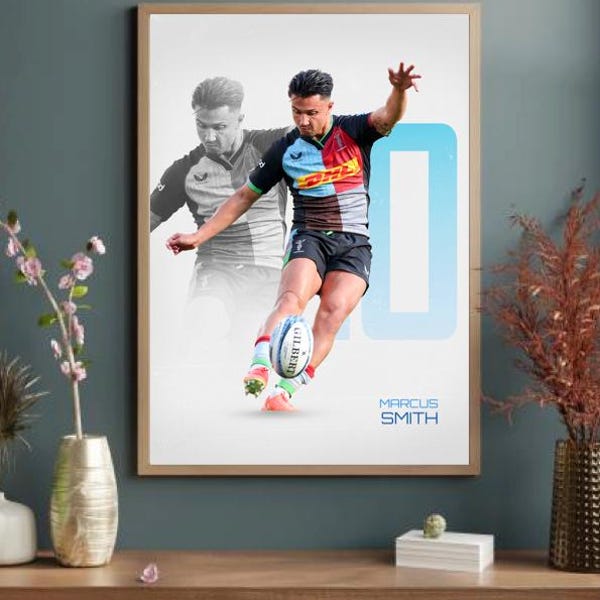 Rugby Poster - Etsy UK