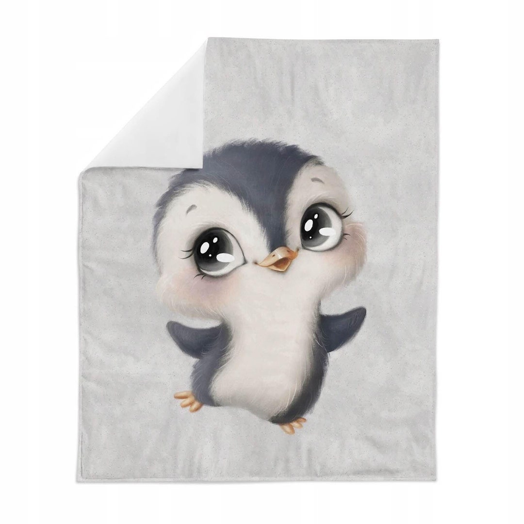 Large Penguin Fabric Panel, Antarctic Animal South Pole Neutral Design ...