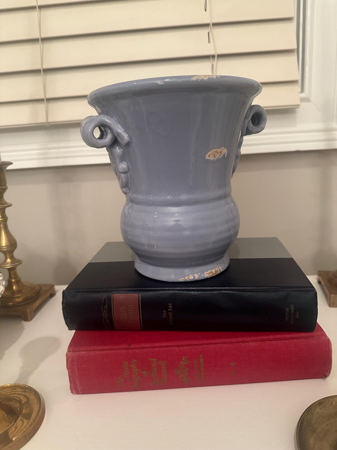 Vintage Light Blue Indoor French Style Urn Planter - Etsy
