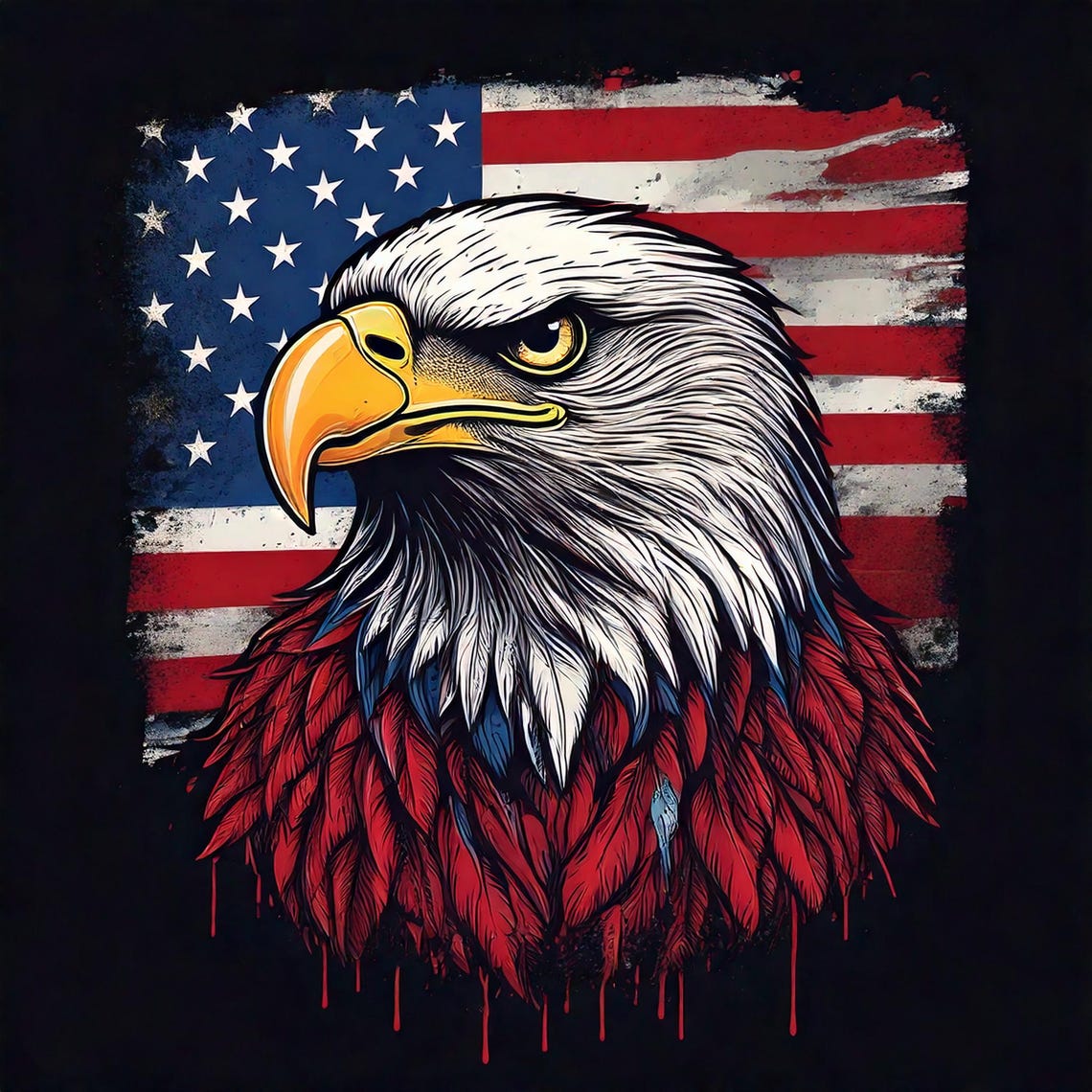 American Flag, Bald Eagle, America, Freedom, Liberty, Democracy ...