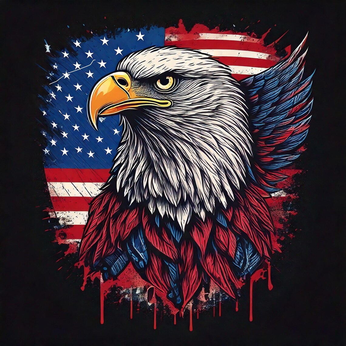 American Flag, Bald Eagle, America, Freedom, Liberty, Democracy ...