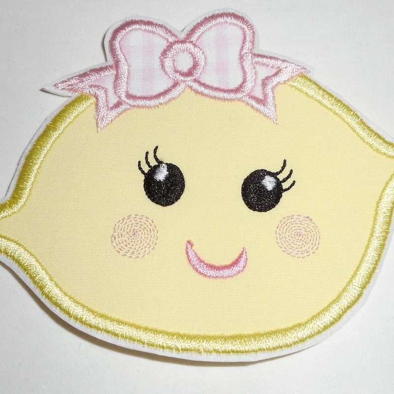 Lemon Applique - Etsy