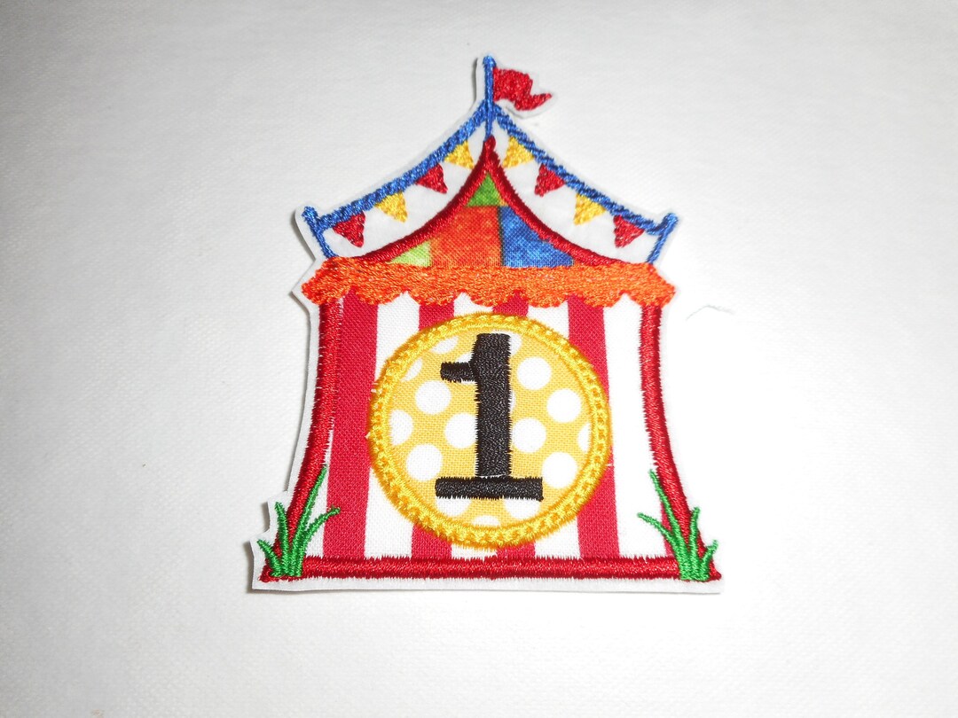 CIRCUS Tent- Circus- Ready to Ship Patch- Patch- Applique- Girl -boy ...