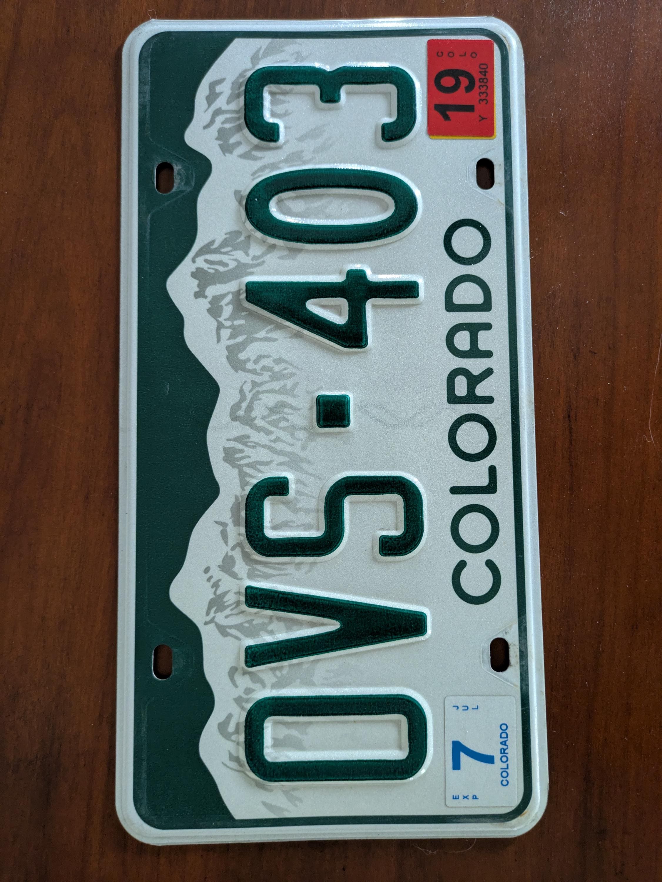 Colorado License Plate Custom Purse by Plate Panache LLC - Etsy