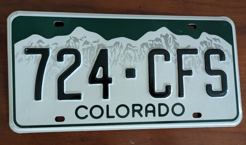 Colorado License Plate Custom Purse by Plate Panache LLC - Etsy