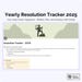 Yearly Resolution Tracker 2025 | Notion Goal Setting Template ...