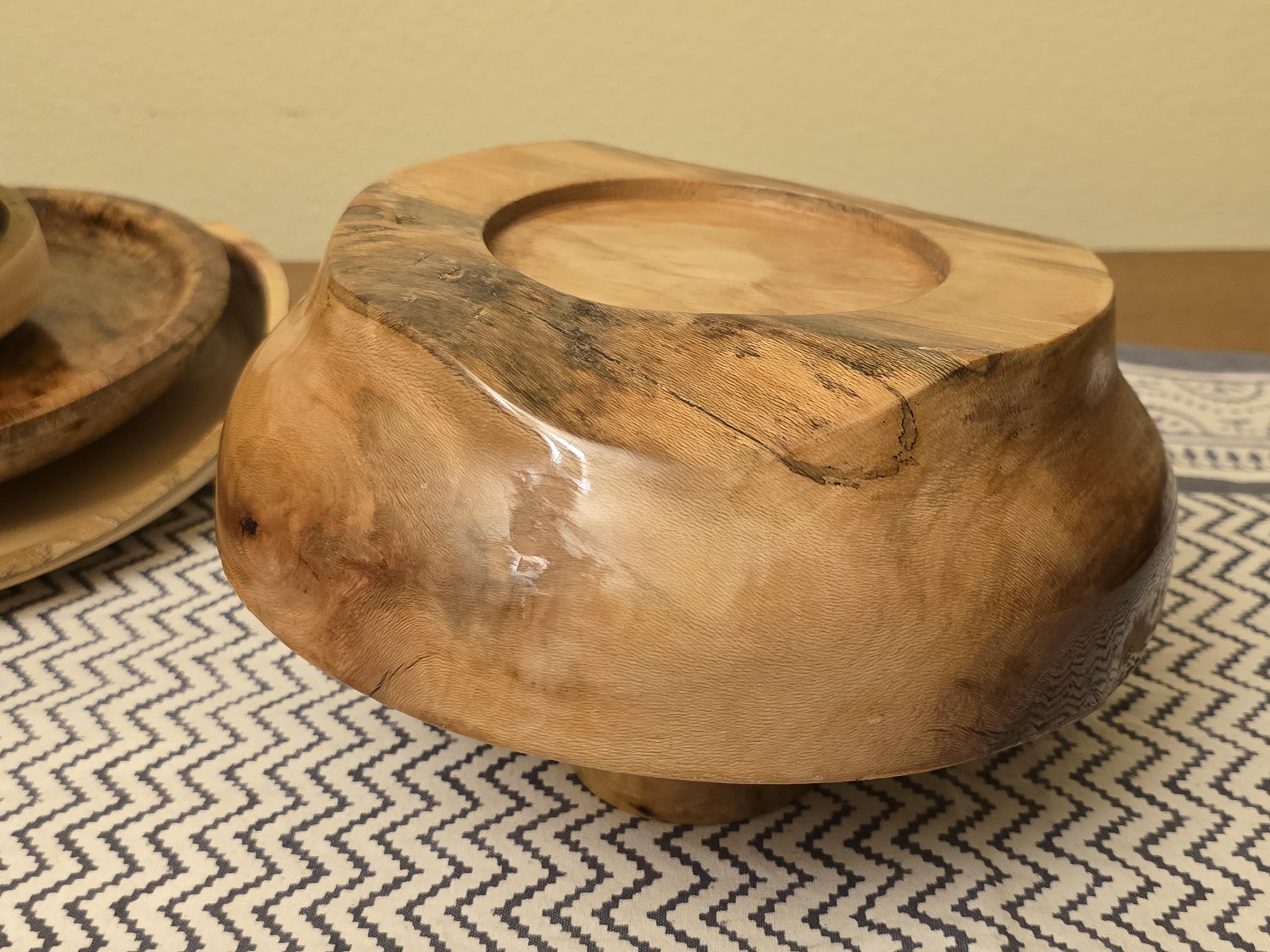 Thick, Hidden Knot, Live-bottom Bowl - Etsy