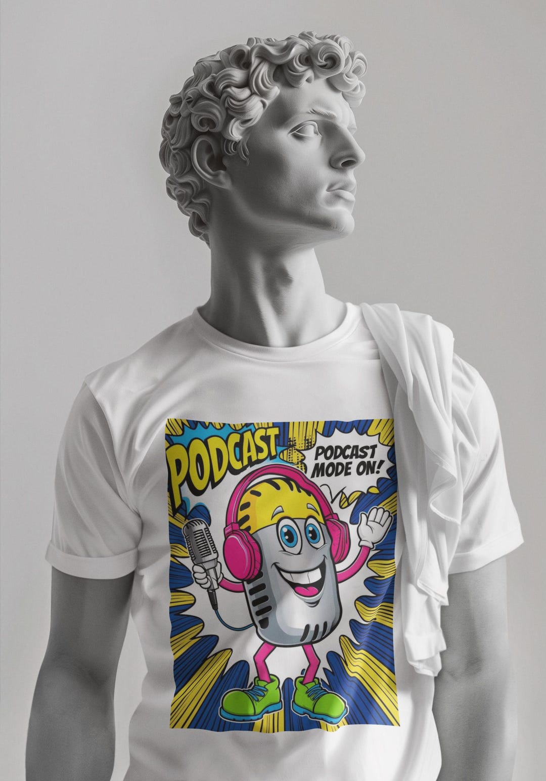 Viral Hit! 'podcast Mode On!' - the Ultimate Podcaster's Tee | Cool ...