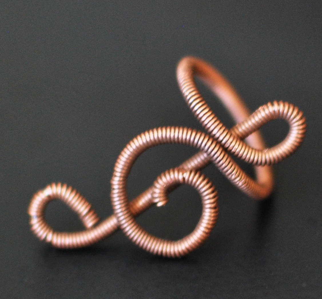 Piano String Ring Treble Clef Piano Gift Piano Ring | Etsy