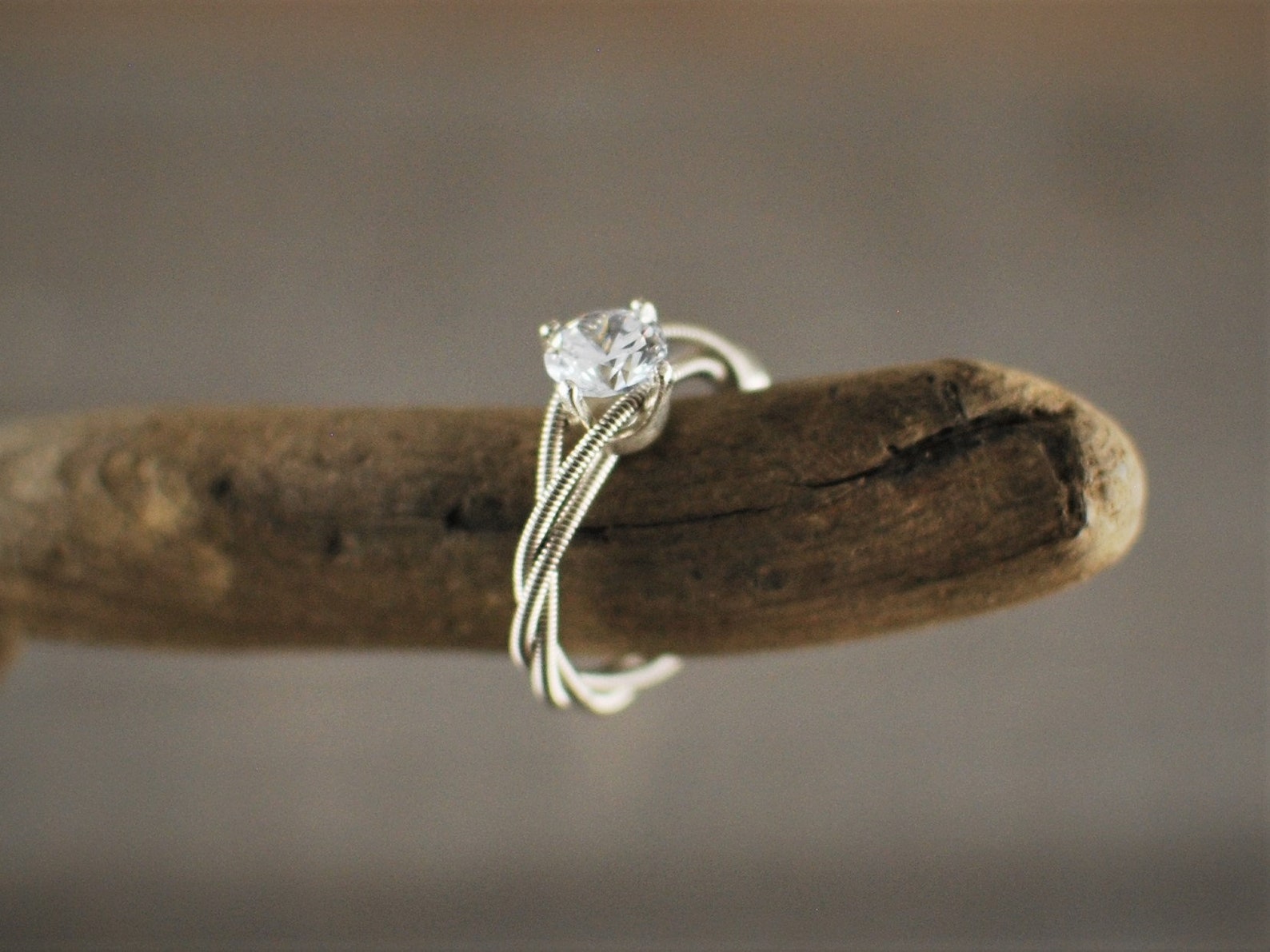 Guitar String Engagement Ring Purity Ring Birthstone Ring - Etsy New ...