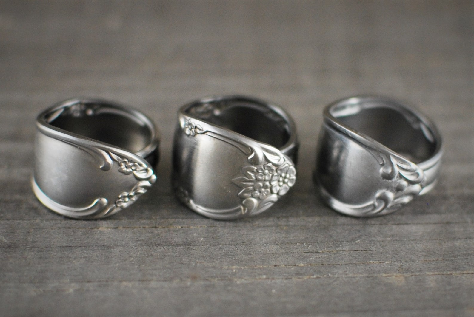 Slim Spoon Ring Personalized Ring Victorian Spoon Ring - Etsy