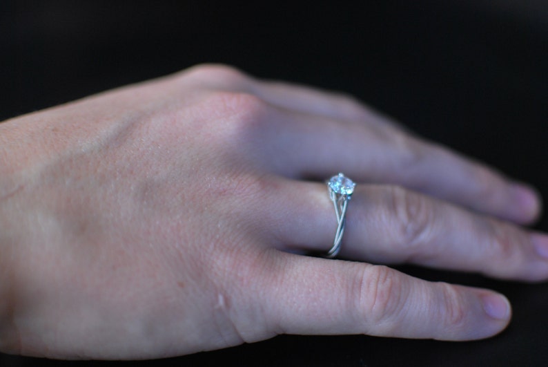 Guitar String Engagement Ring Purity Ring Birthstone Ring - Etsy New ...