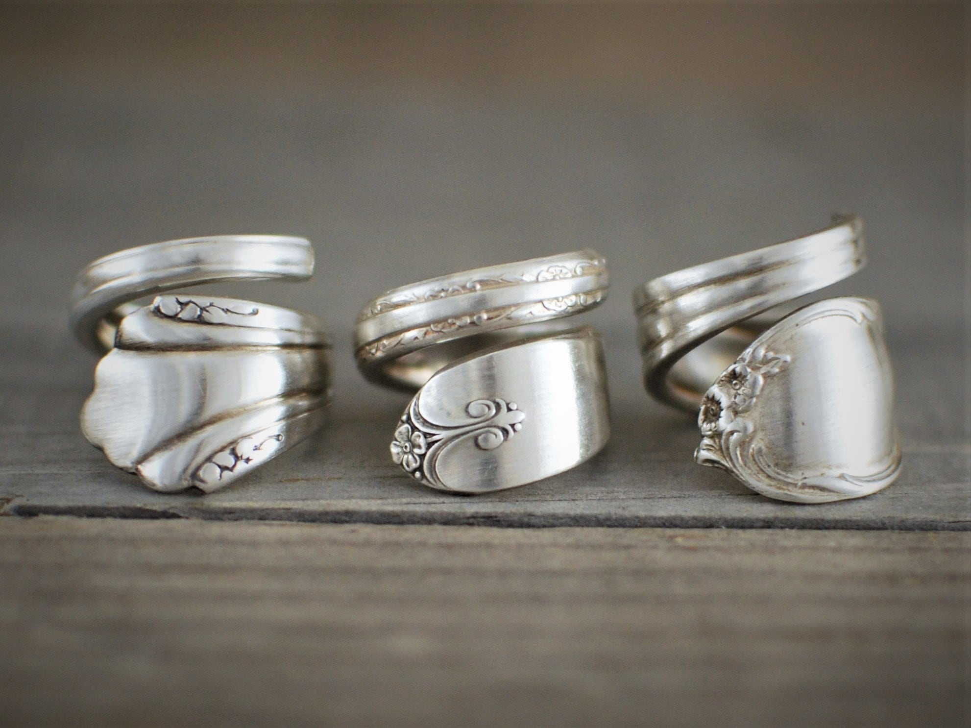 Silver Spoon Ring Ornate Spoon Ring Vintage Spoon Ring Gift | Etsy