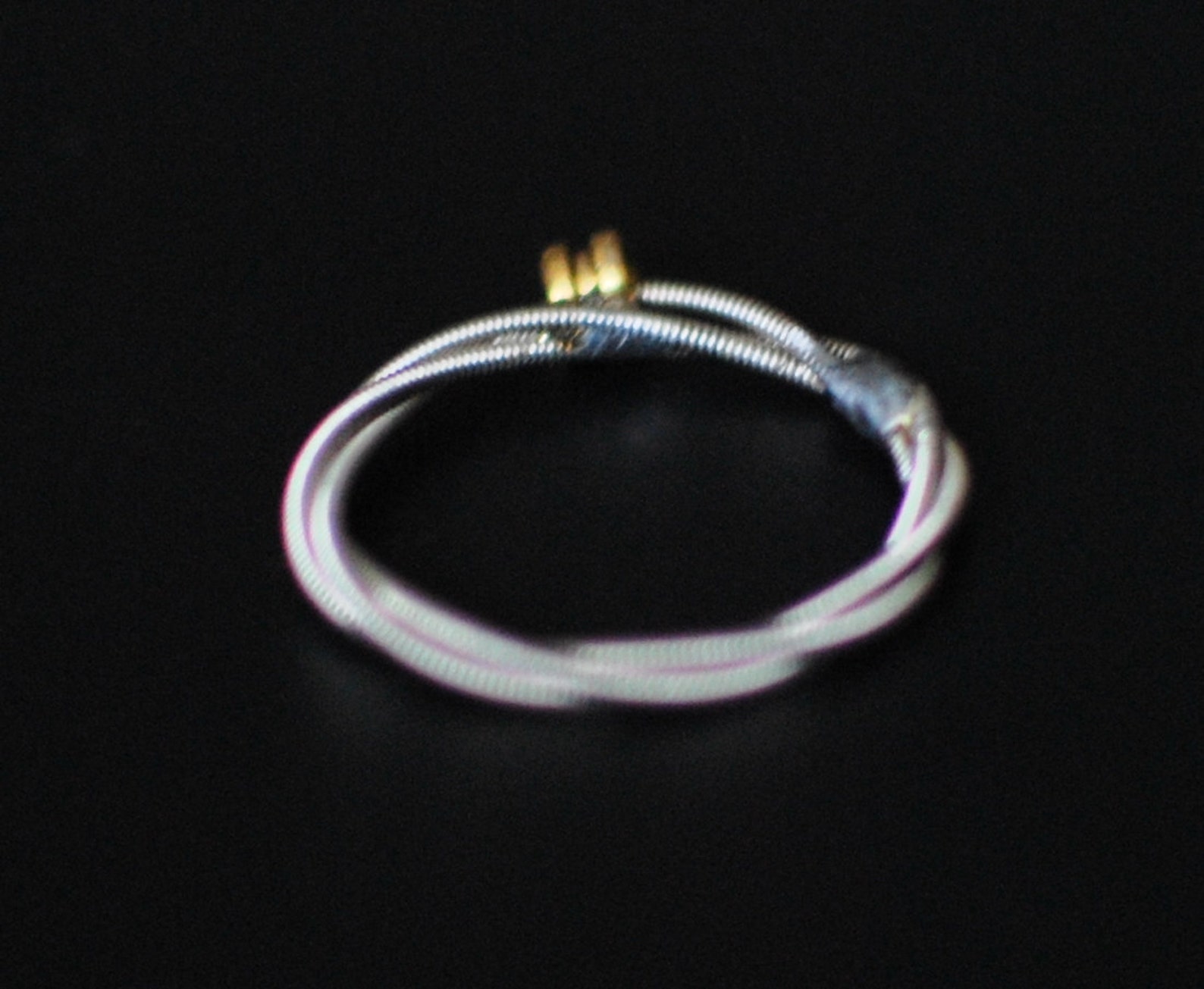 Guitar String Ring Engagement Ring Silver Ring Petite Ring - Etsy