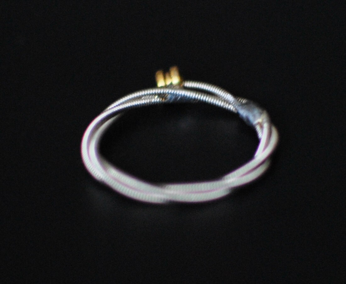 Guitar String Ring Engagement Ring Silver Ring Petite Ring - Etsy