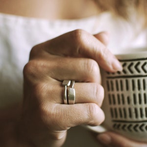 Fork Ring, Silver Fork Ring, Fork Tine Ring, Friendship Rings, Stacking ...