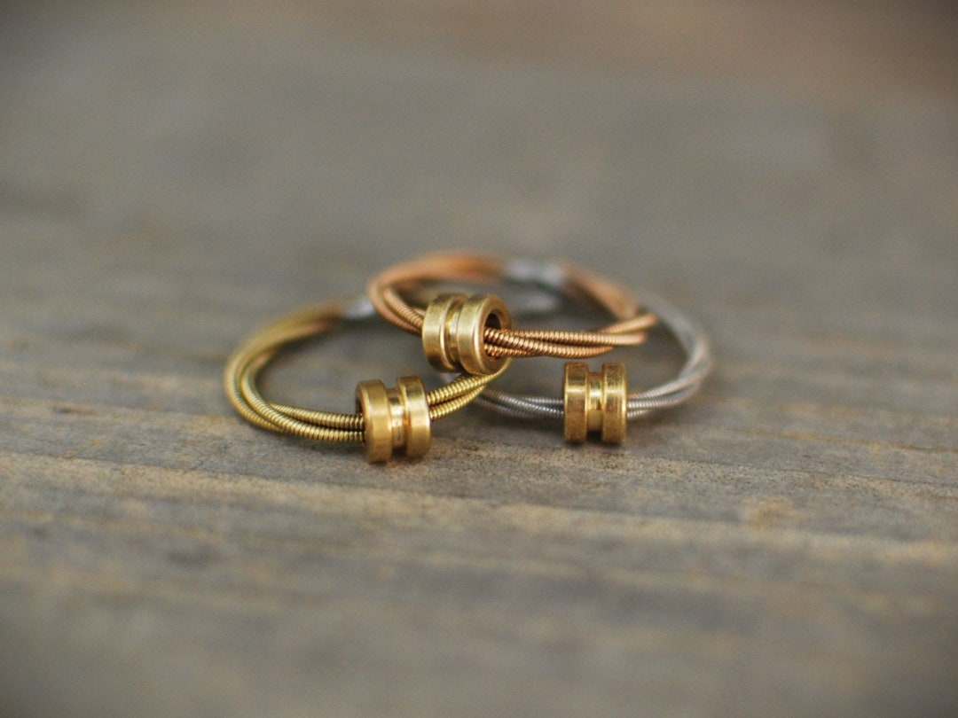Guitar String Fidget Ring, Fidget Ring, Guitar String Ring, Guitar ...
