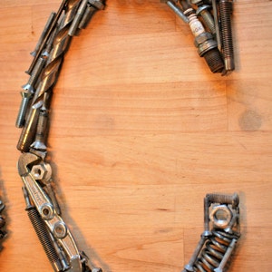 Welded Metal Typewriter Font Letter: Industrial Wall Art (11.5 Inch) - Etsy