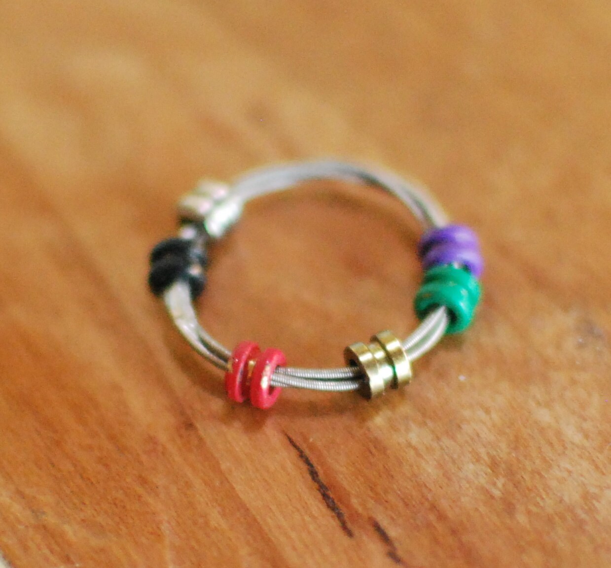 Custom Guitar String Fidget Ring Design Your Own Choose Your | Etsy