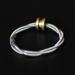 Guitar String Fidget Ring Fidget Ring Guitar String Ring | Etsy