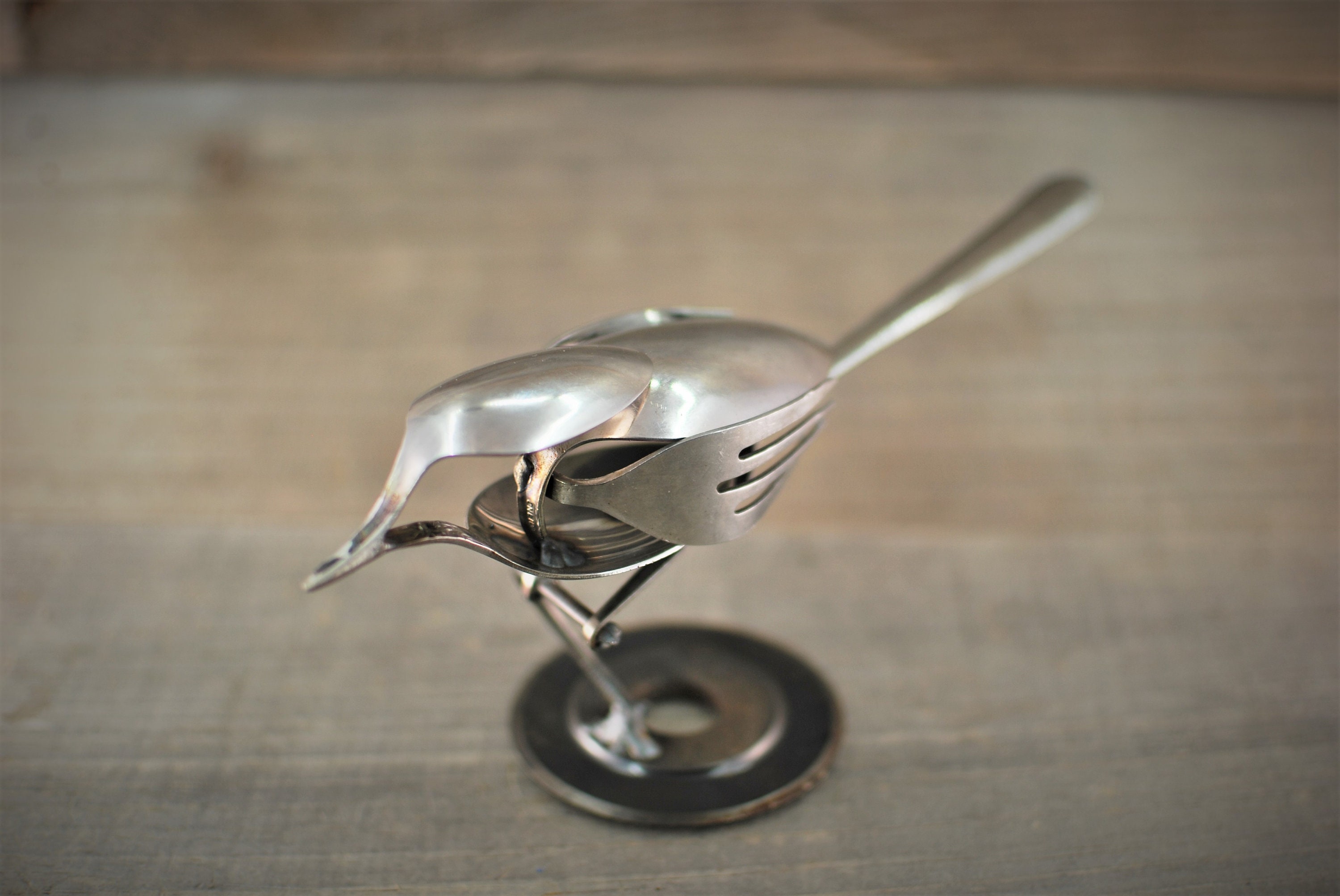 Silverware Bird Spoon Bird Silverware Art Spoon Art Metal - Etsy Canada