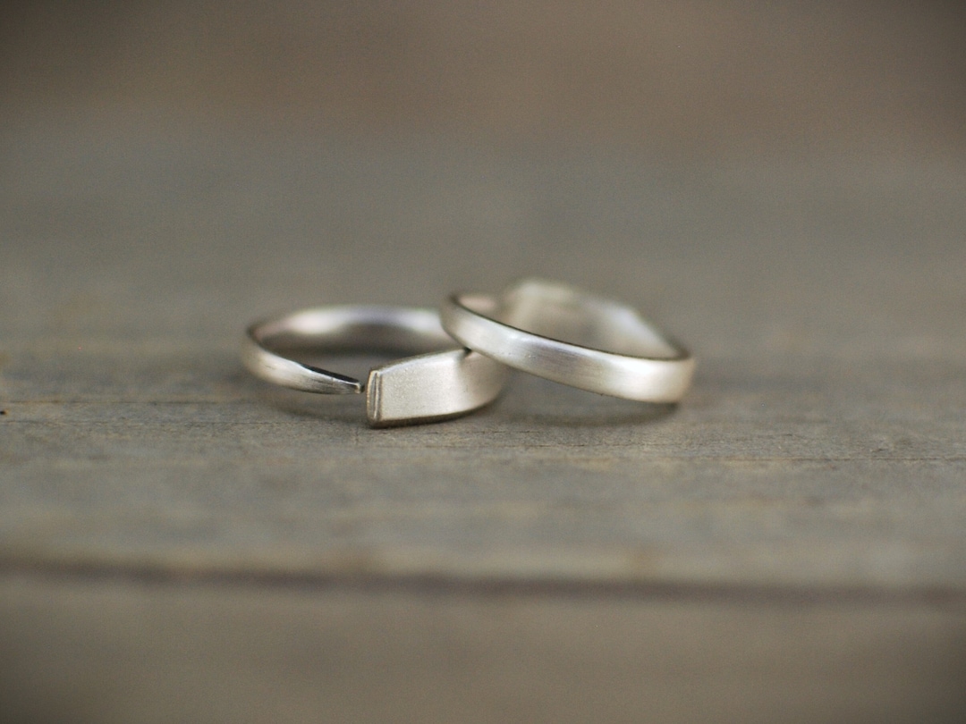 Fork Ring, Silver Fork Ring, Fork Tine Ring, Friendship Rings, Stacking ...
