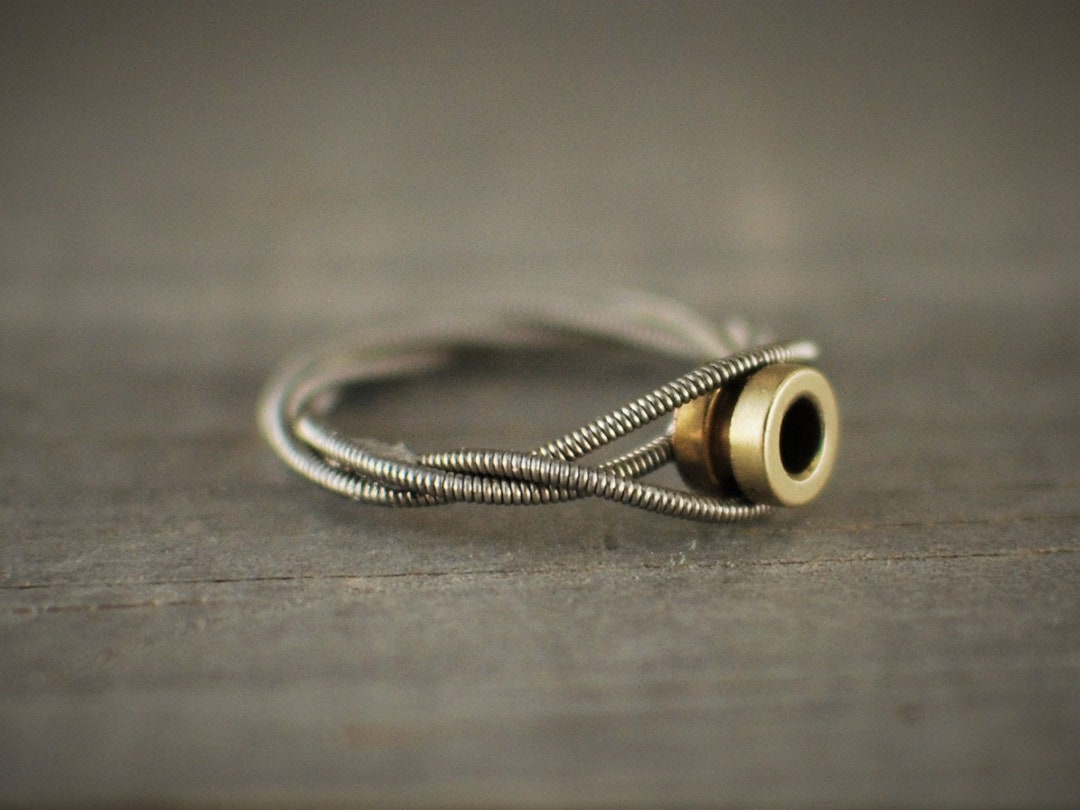 Guitar String Engagement Ring, Purity Ring, Unique Engagement Ring ...