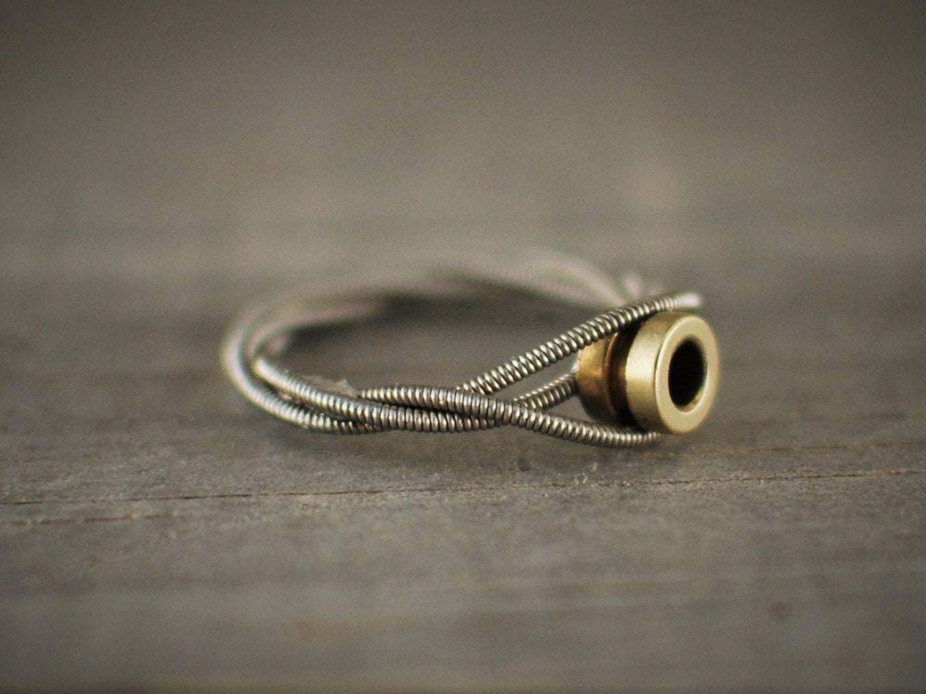 Guitar String Engagement Ring Purity Ring Unique Engagement | Etsy