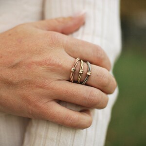 Guitar String Ring, Engagement Ring, Silver Ring, Petite Ring, Wedding Ring, Purity Ring ...