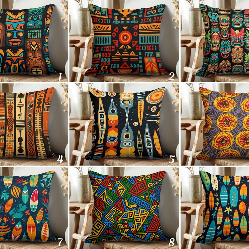 Ethnic Throw Pillow - Etsy