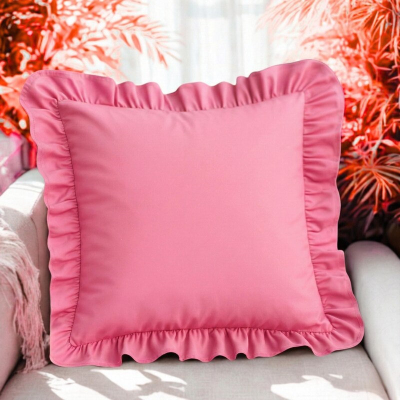 Pink Frilly Pillowcase - Etsy