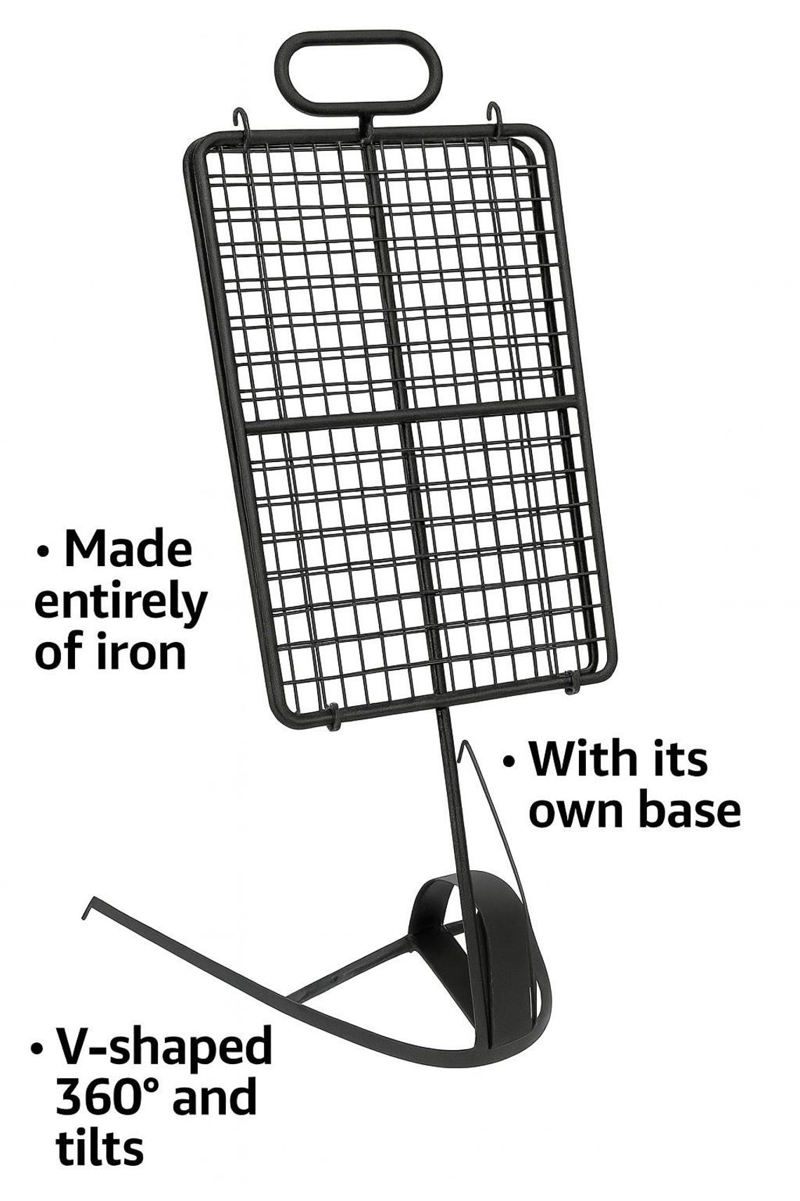 Iron Grill Cross – BBQ Stake - Argentine BBQ Portable - Etsy