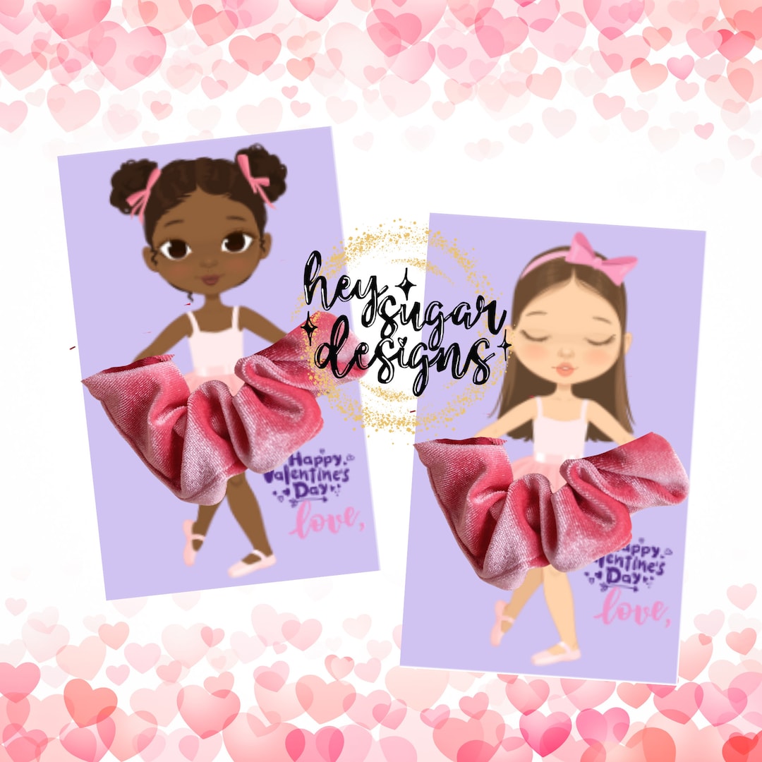 Ballerina Printable Valentine Cards | Dance | Dancer | Valentine's Day ...