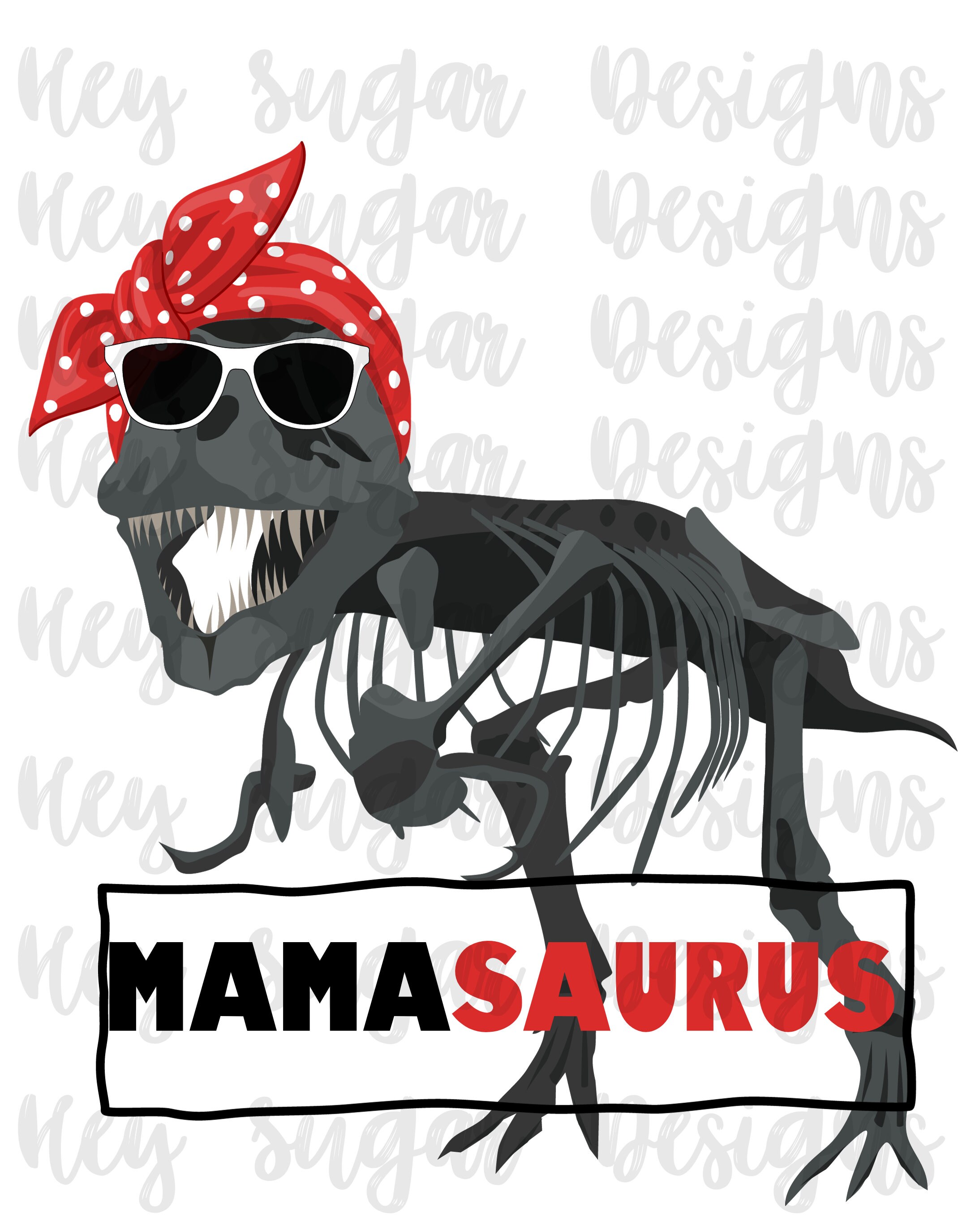 Mamasaurus PNG for Sublimation, Screenprint, Dinosaur - Etsy
