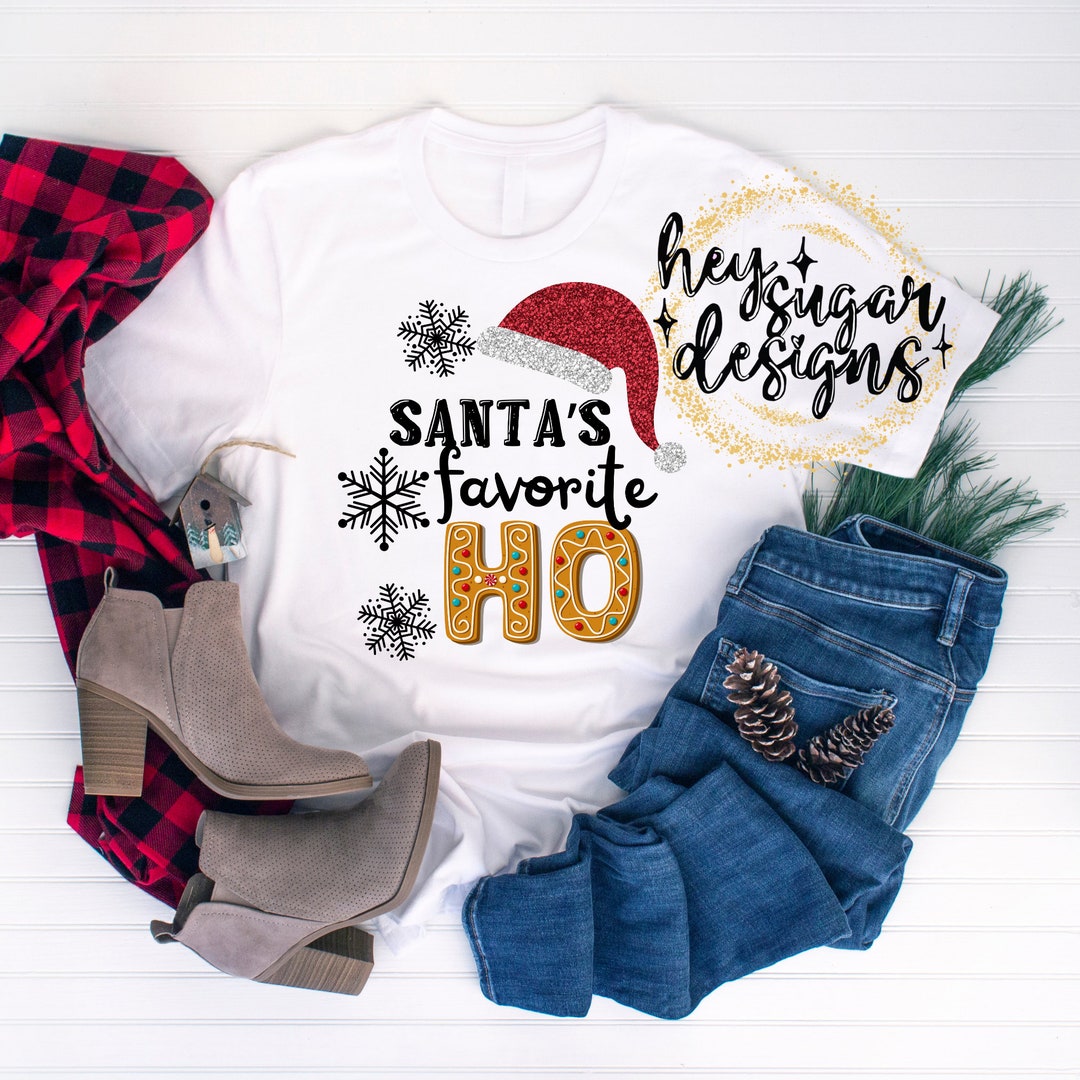Santa's Favorite Ho Funny PNG for Sublimation | Screenprint | DTF ...