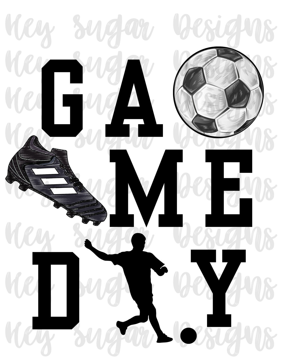 Game Day Soccer Boy PNG for Sublimation | Screenprint | DTF | Men's ...