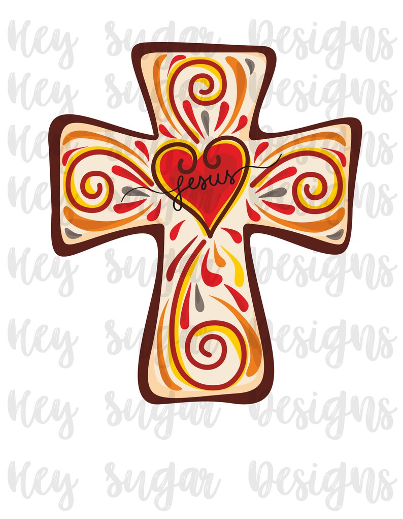 Cross Jesus PNG for Sublimation, Screenprint, Easter - Etsy