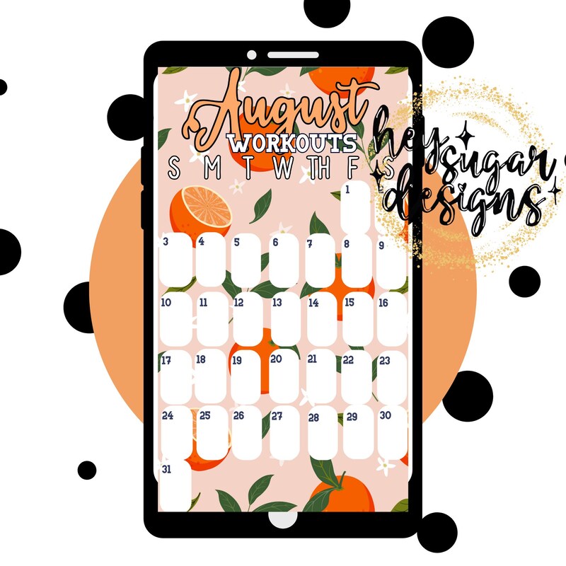 Summer Calendar - Etsy